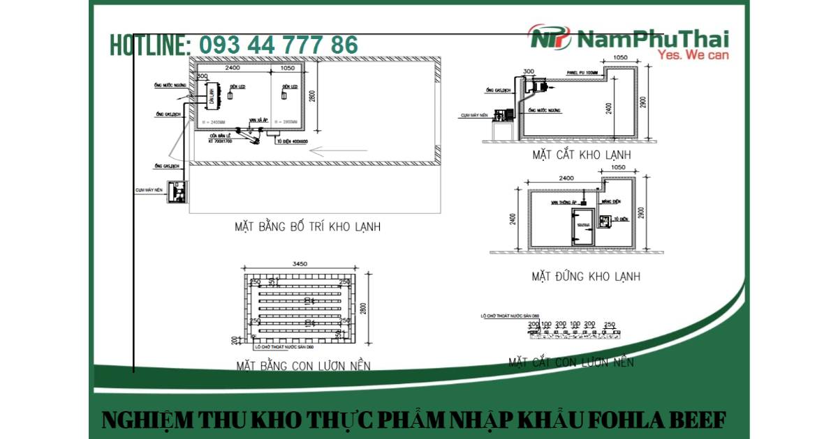 NGHIỆM THU KHO LẠNH THỰC PHẨM NHẬP KHẨU THƯƠNG HIỆU FOHLA BEEF